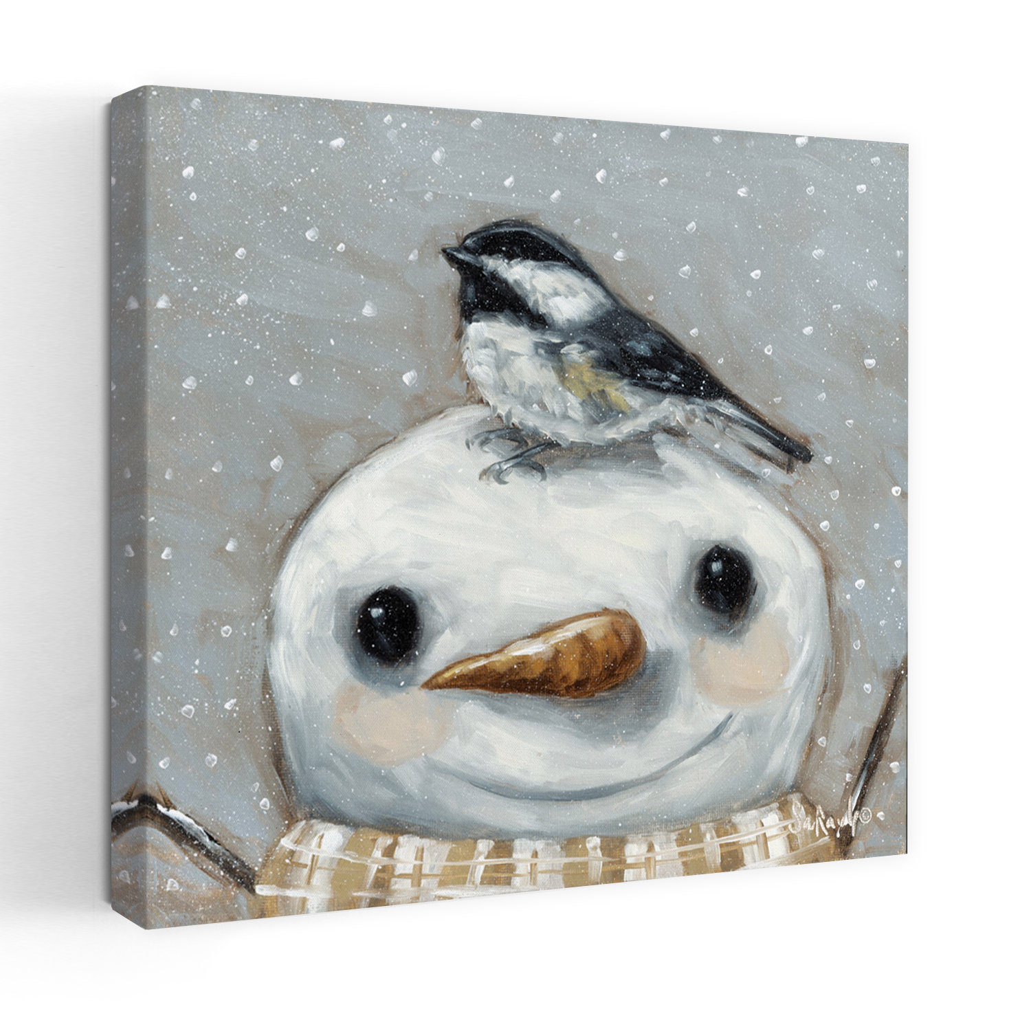 Red Barrel Studio® Contemporary The Cute Little Visitor I With Winter ...