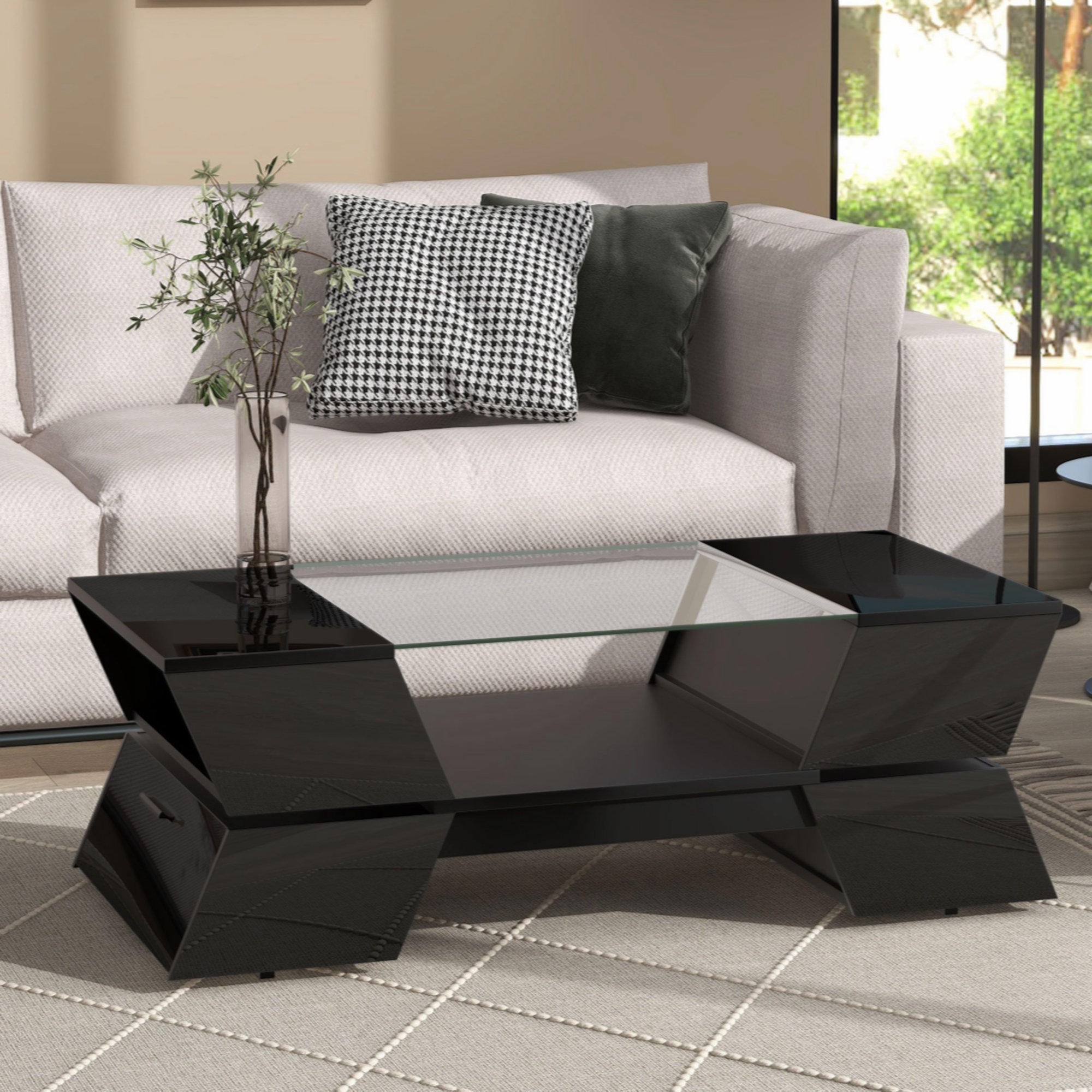 Wrought Studio Table basse avec rangement Immani - Wayfair Canada