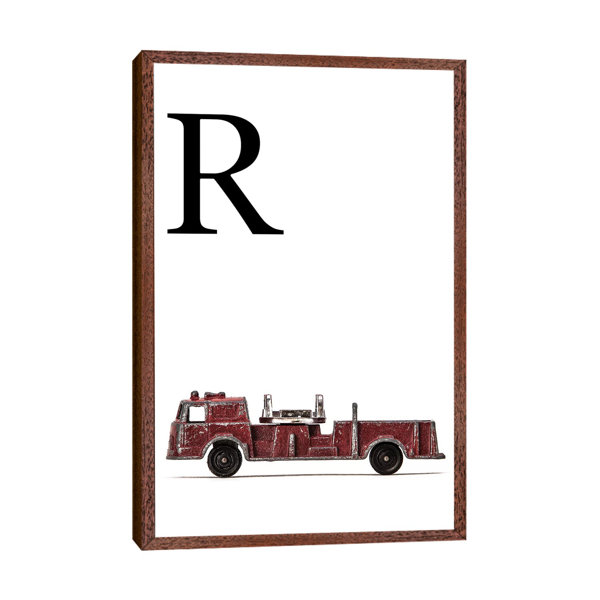 Williston Forge R Fire Engine Letter - Art Prints on Canvas | Wayfair.co.uk