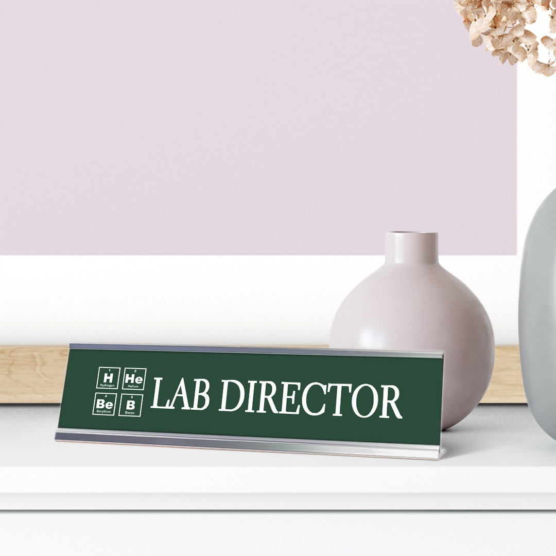 Signs ByLITA Lab Director Sign Holder | Wayfair