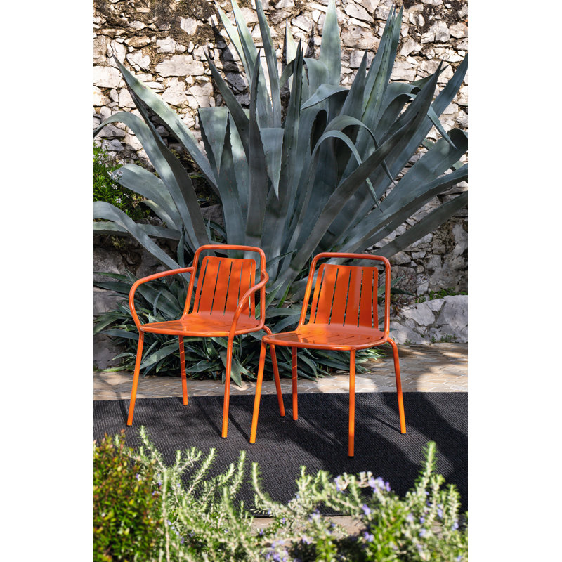 Connubia Easy Metal Outdoor Dining Chair | Wayfair