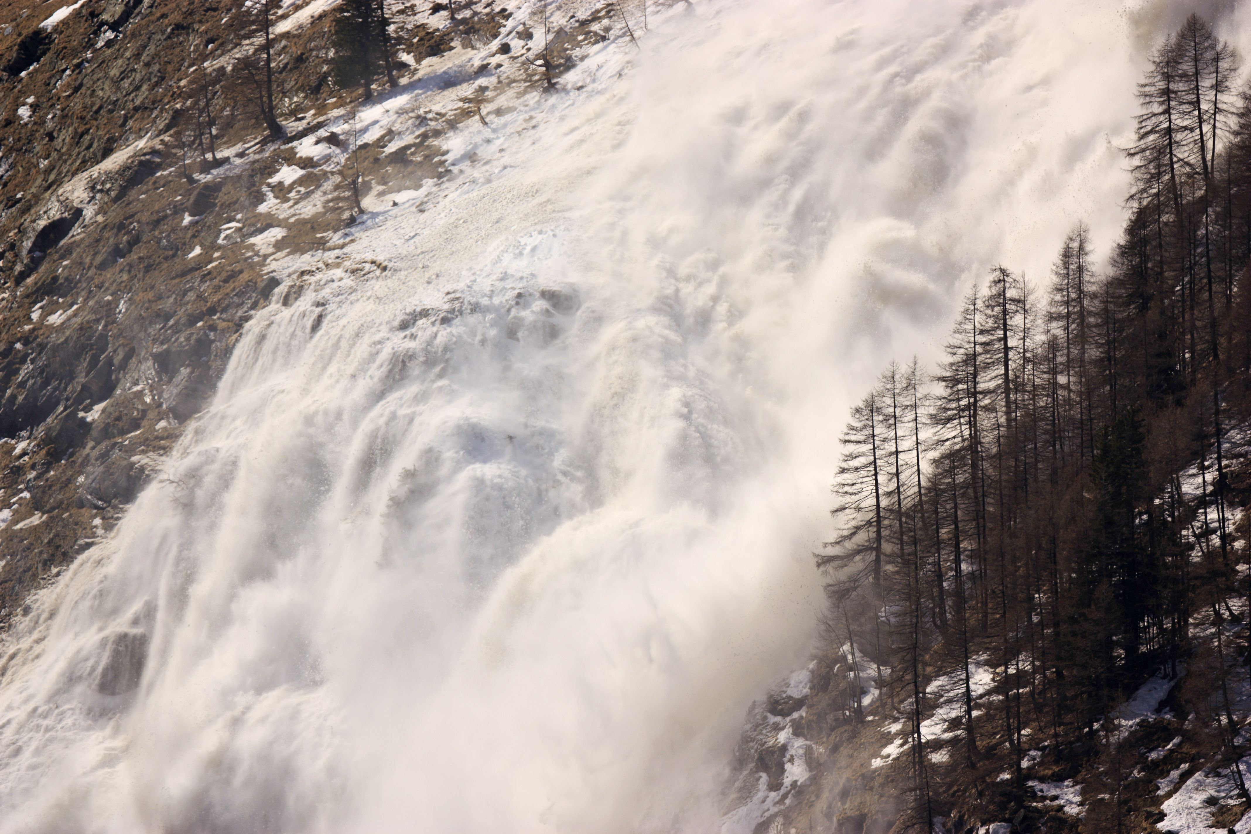 Millwood Pines Sanville Avalanche On Italian Alps by - Wrapped Canvas ...