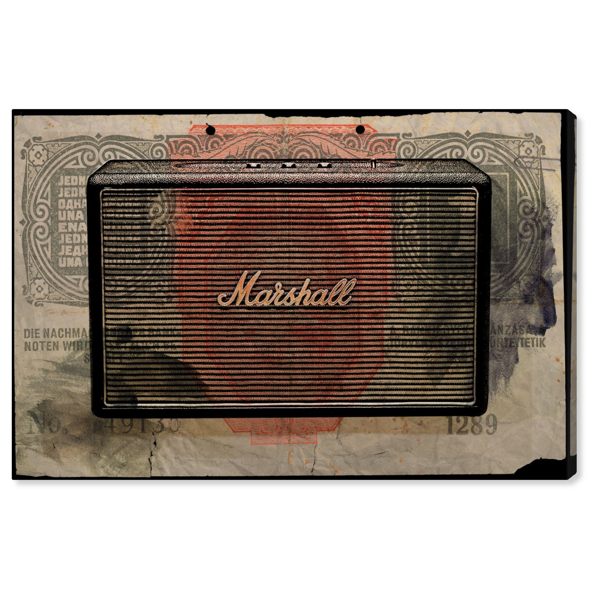 Oliver Gal Prints Marshall Audio - Wrapped Canvas Graphic Art | Wayfair