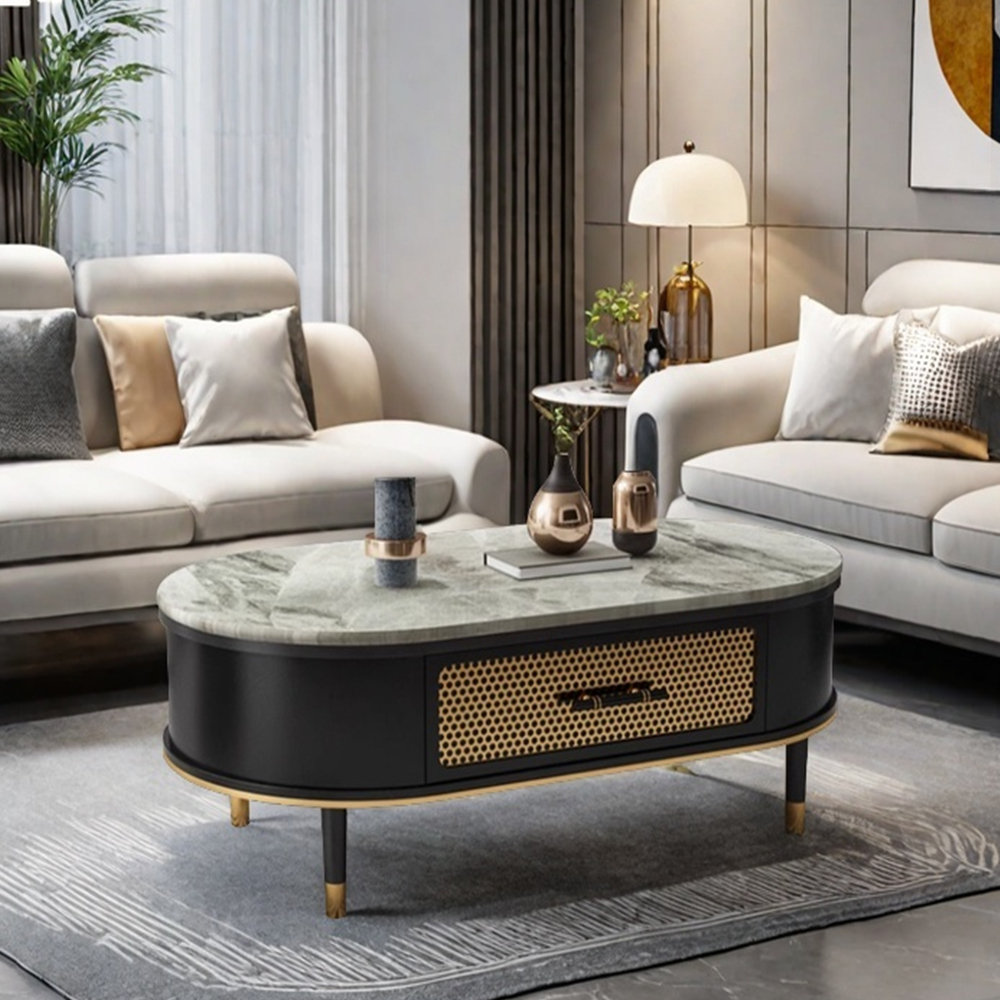 Wu's StylishVault Light luxury fashion design coffee table | Wayfair