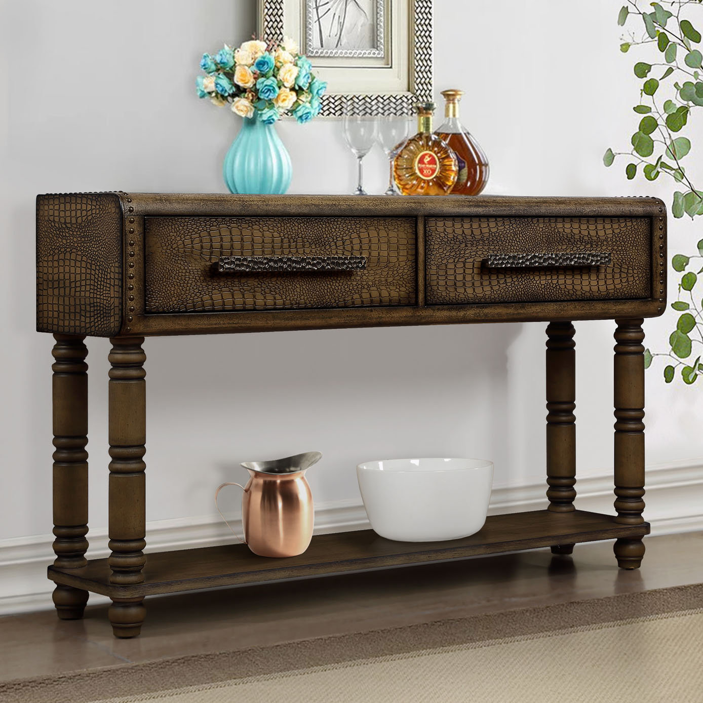 Lark Manor Brajan 54.02'' Console Table | Wayfair