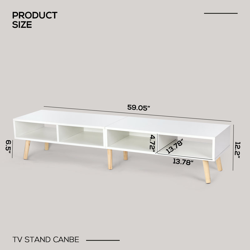 George Oliver Janci 59.05'' Media Console & Reviews | Wayfair