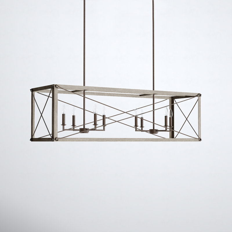 Birch Lane™ Agnes 8 - Light Kitchen Island Rectangle Pendant "& Reviews ...