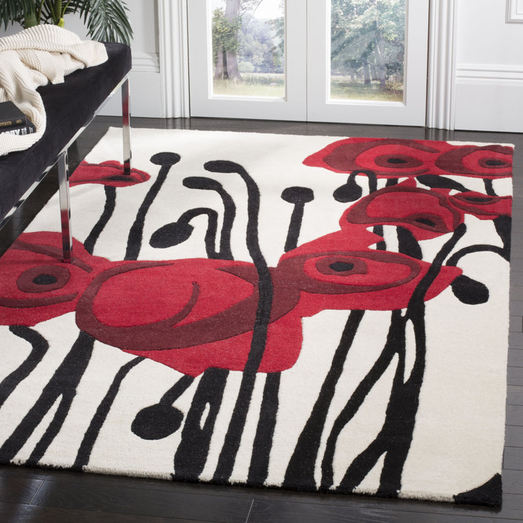 Red Barrel Studio® Soho Hand Tufted Floral Indoor/Outdoor Rug & Reviews ...