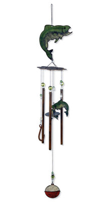 Millwood Pines Progreso Metal Animals Wind Chime | Wayfair