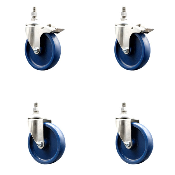 Service Caster Polyurethane Casters | Wayfair
