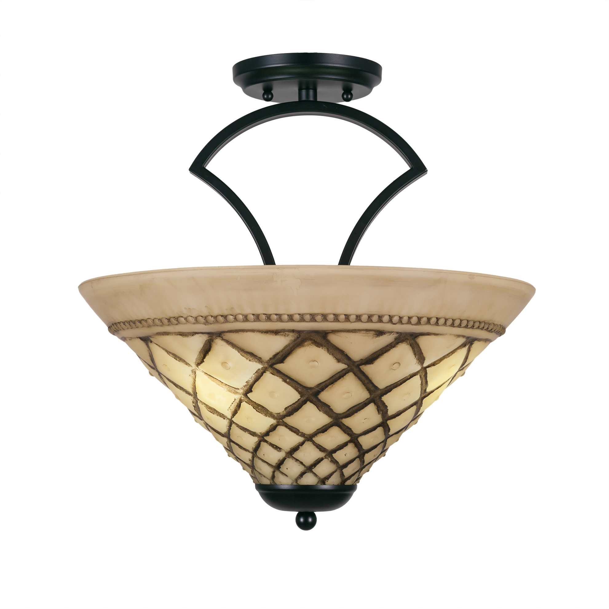 Winston Porter Zilo 3-Light Semi-Flush Mount - Wayfair Canada