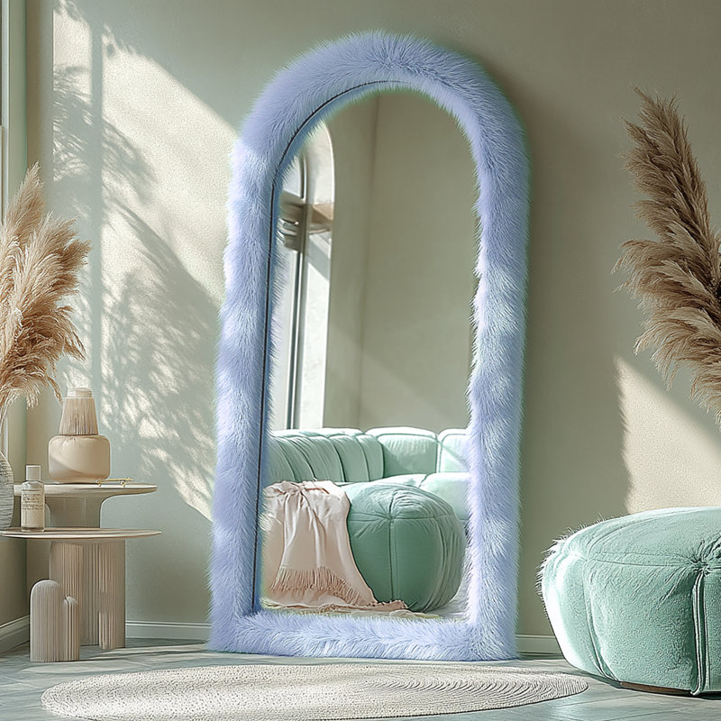 Mercer41 Jezell Manufactured Wood Arch Floor Mirror & Reviews | Wayfair