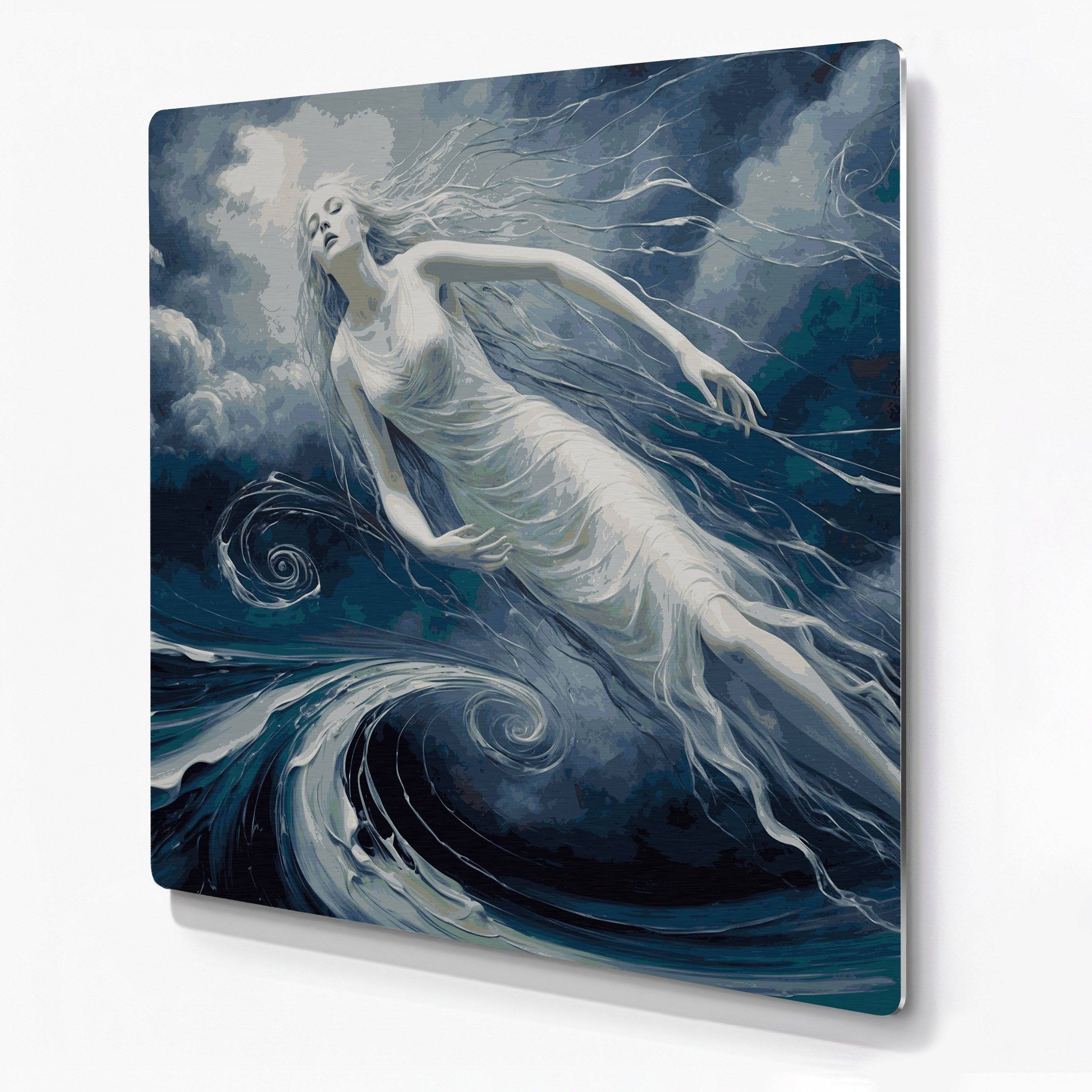 Ivy Bronx SciFi Banshee ethereal spirit Grey Metal Wall Art - Wayfair ...