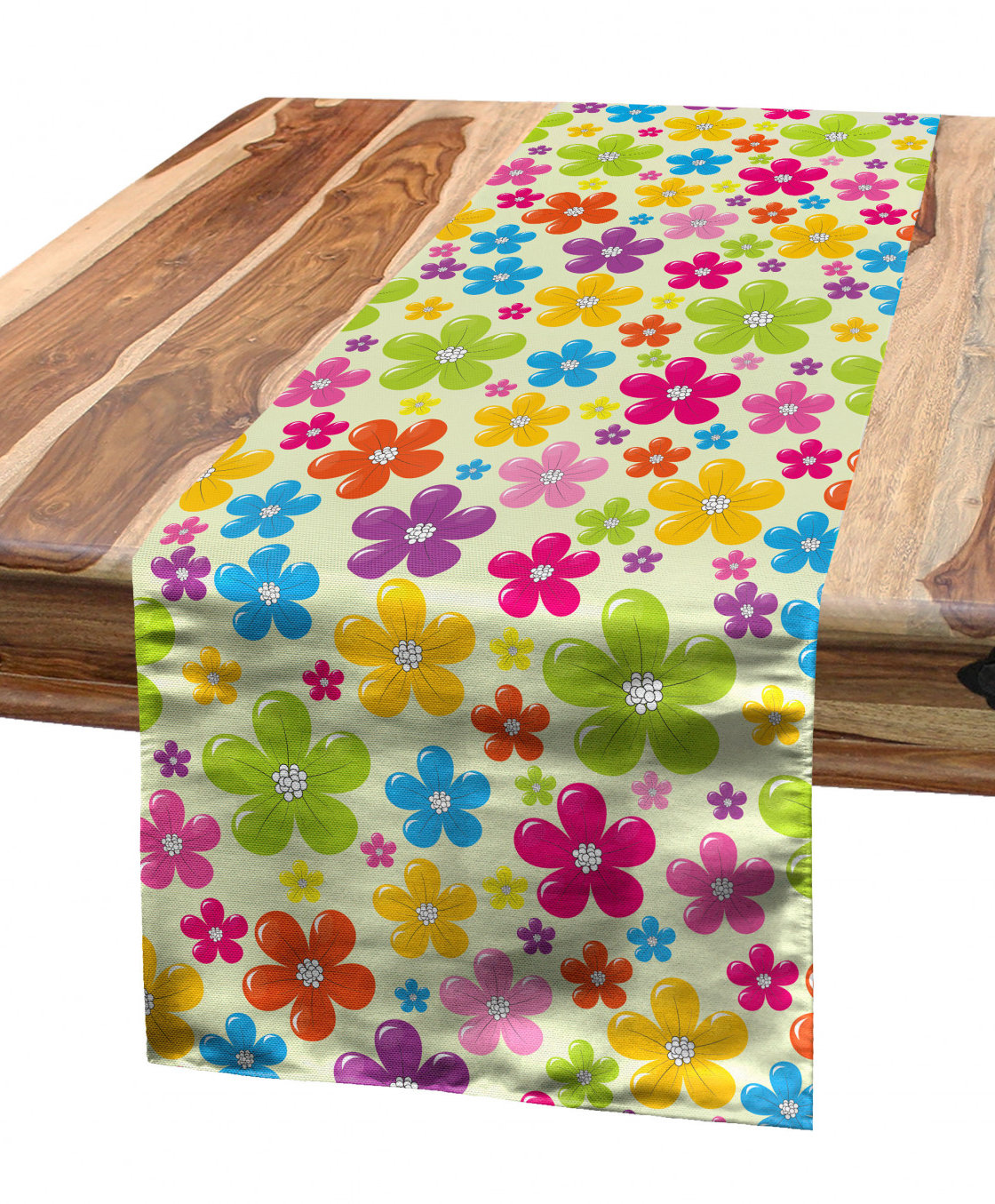 East Urban Home Colorful Table Runner | Wayfair