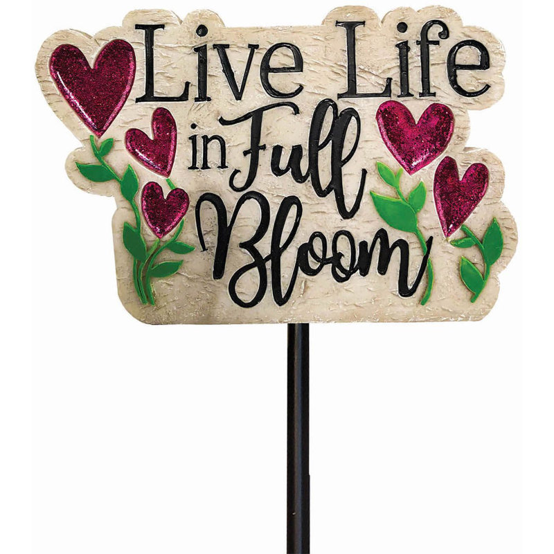 Arlmont & Co. Sharal Polyresin Garden Stake | Wayfair