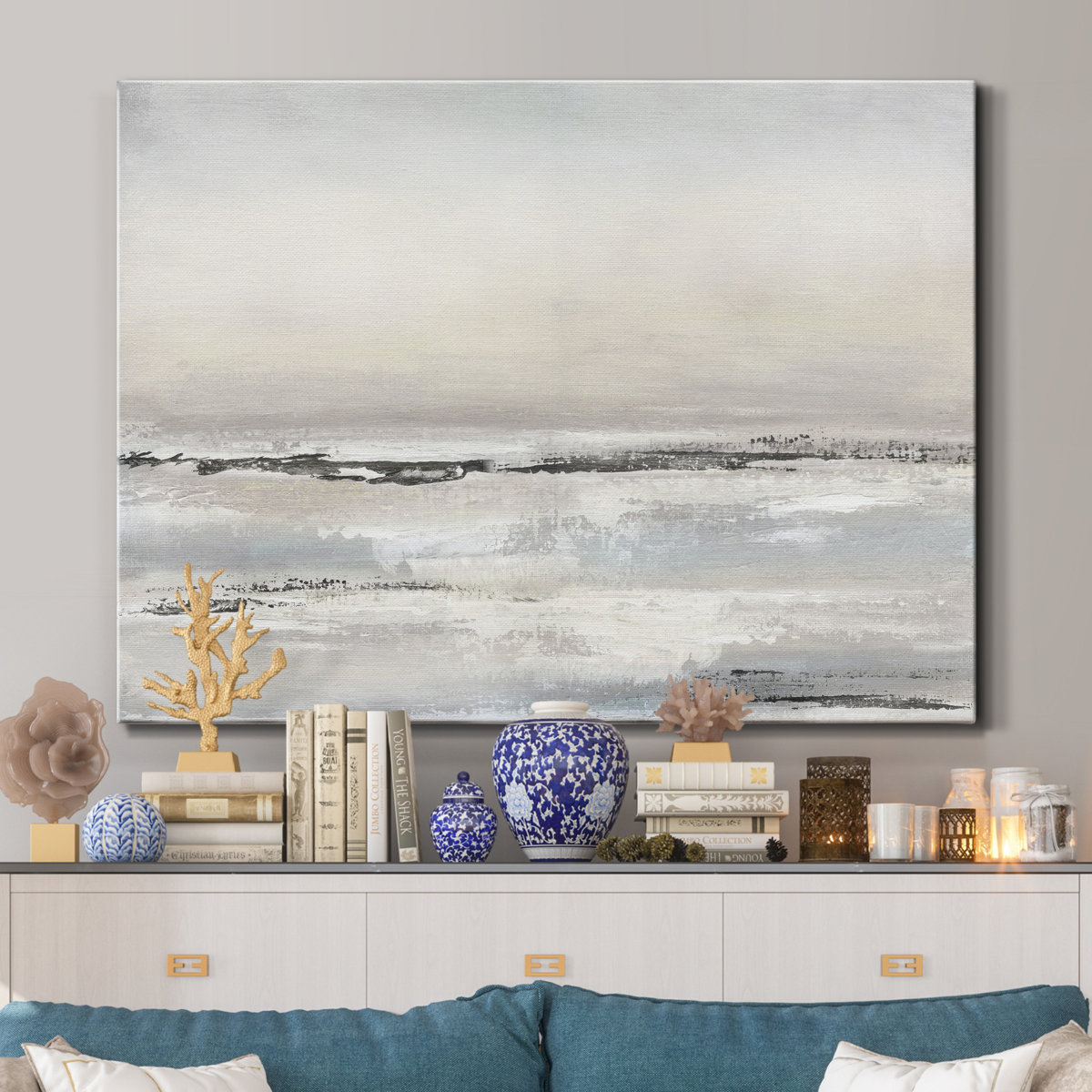 Wade Logan® Distant Fog - Wrapped Canvas Print & Reviews | Wayfair