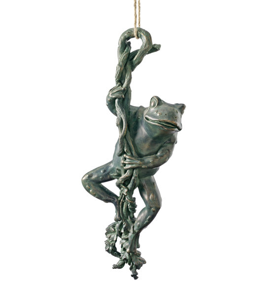 Design Toscano The Daring, Dangling Frog Statue & Reviews - Wayfair Canada