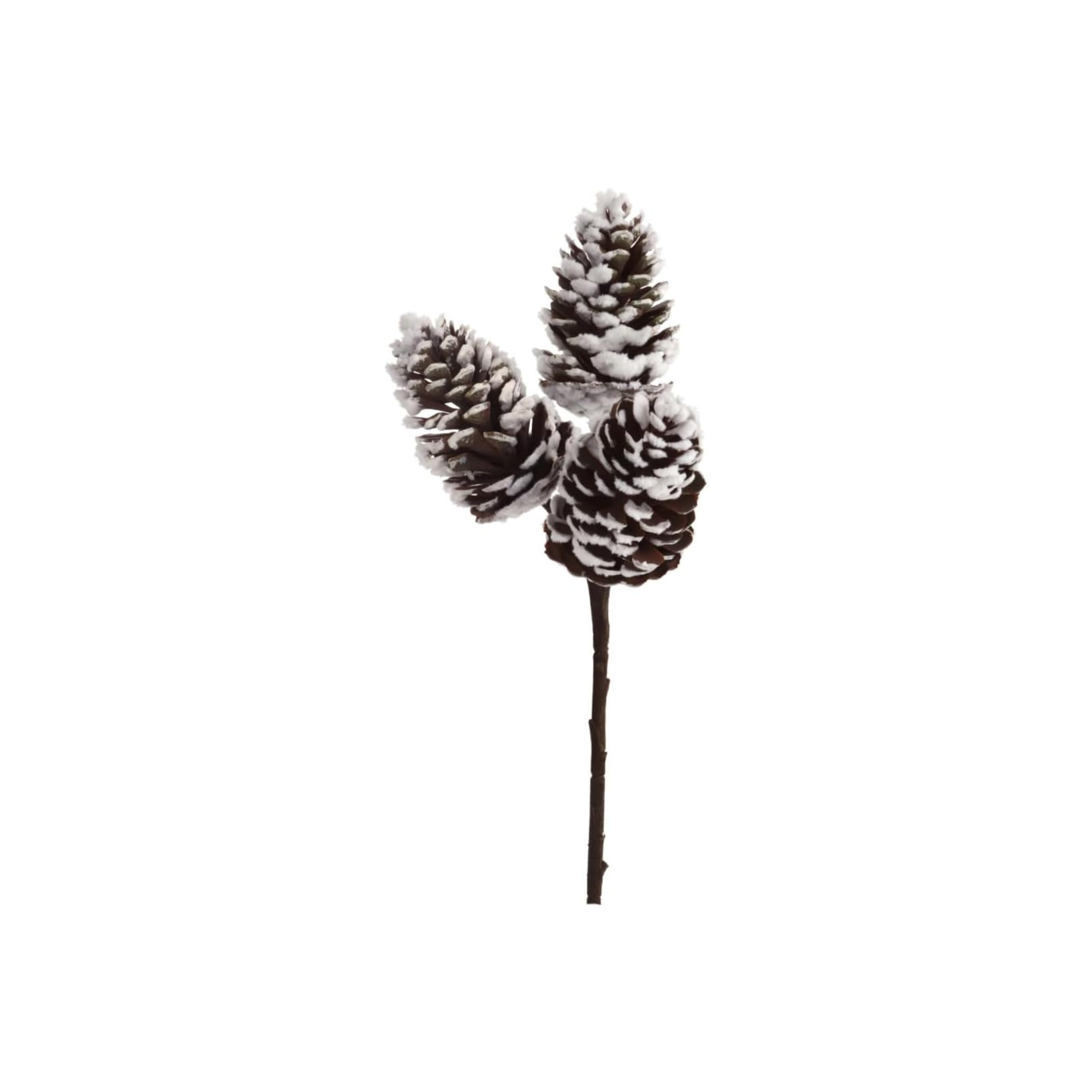 The Holiday Aisle® 10" Snow Pine Cone - Set Of 24 Pieces - For Winter ...