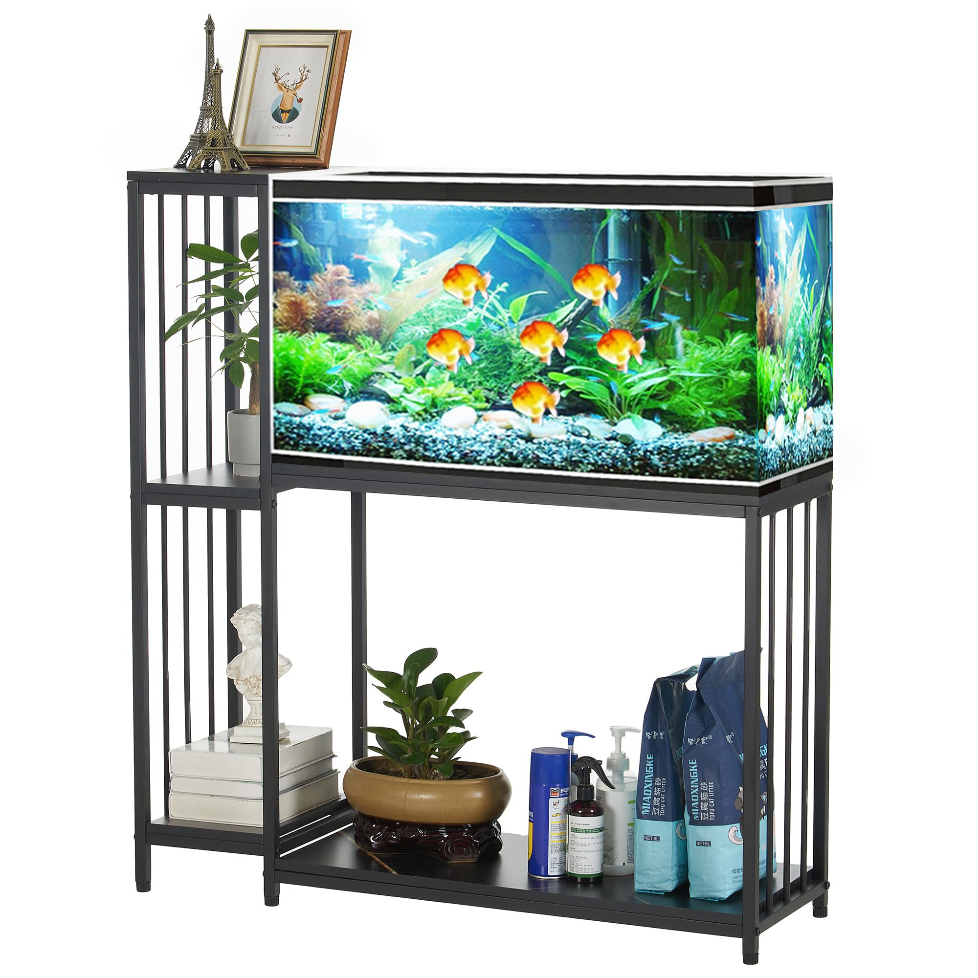 17 Stories Metal Tank Stand For Up To 29 Gallon Aquarium Or Reptile ...