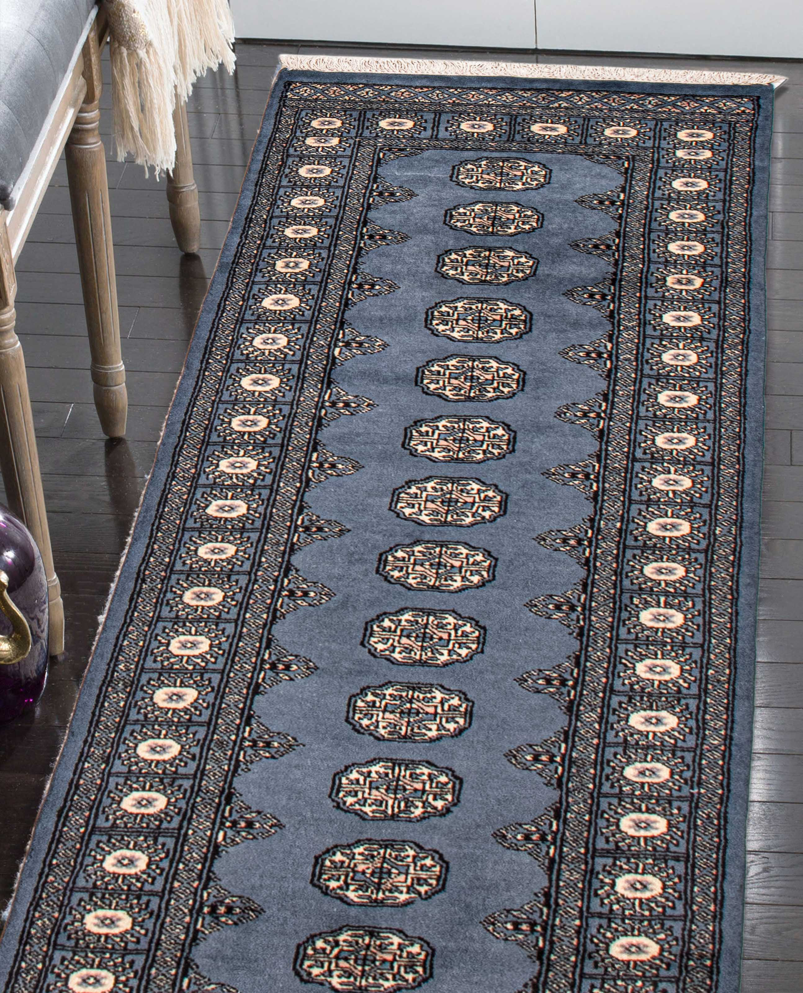 Bloomsbury Market One-of-a-kind Hand-knotted Peshawar Bokhara Blue 2'8 ...