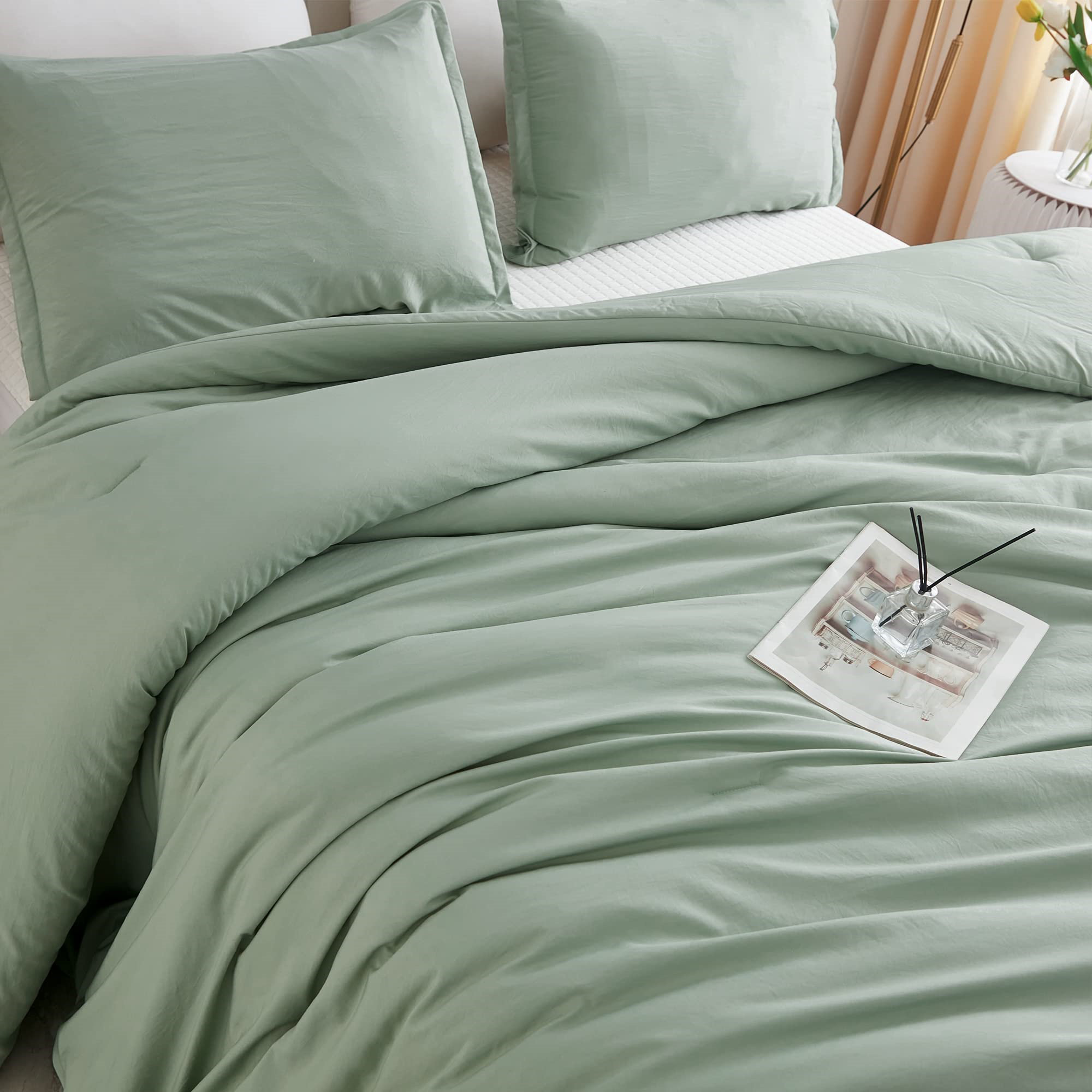 ZENMIT Solid Bedding Comforters Sets | Wayfair