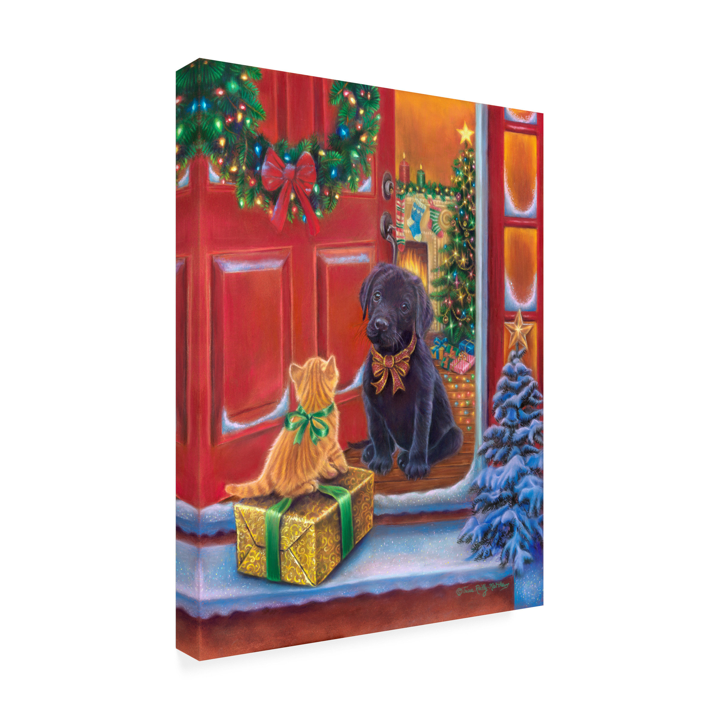 The Holiday Aisle® Christmas Surprise by Tricia Reilly Matthews Canvas ...
