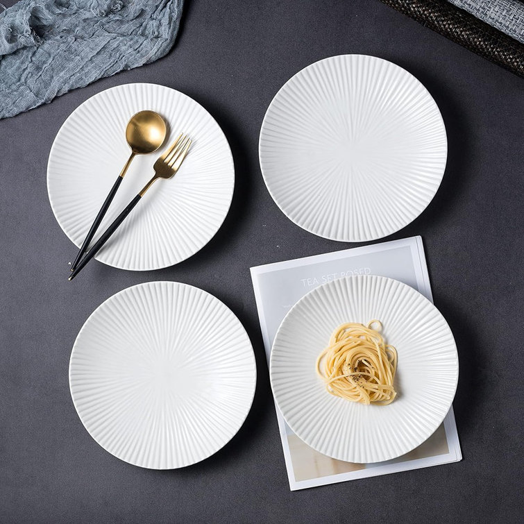 Latitude Run® Bellagrace Porcelain China Dinnerware Set - Service for 4 ...
