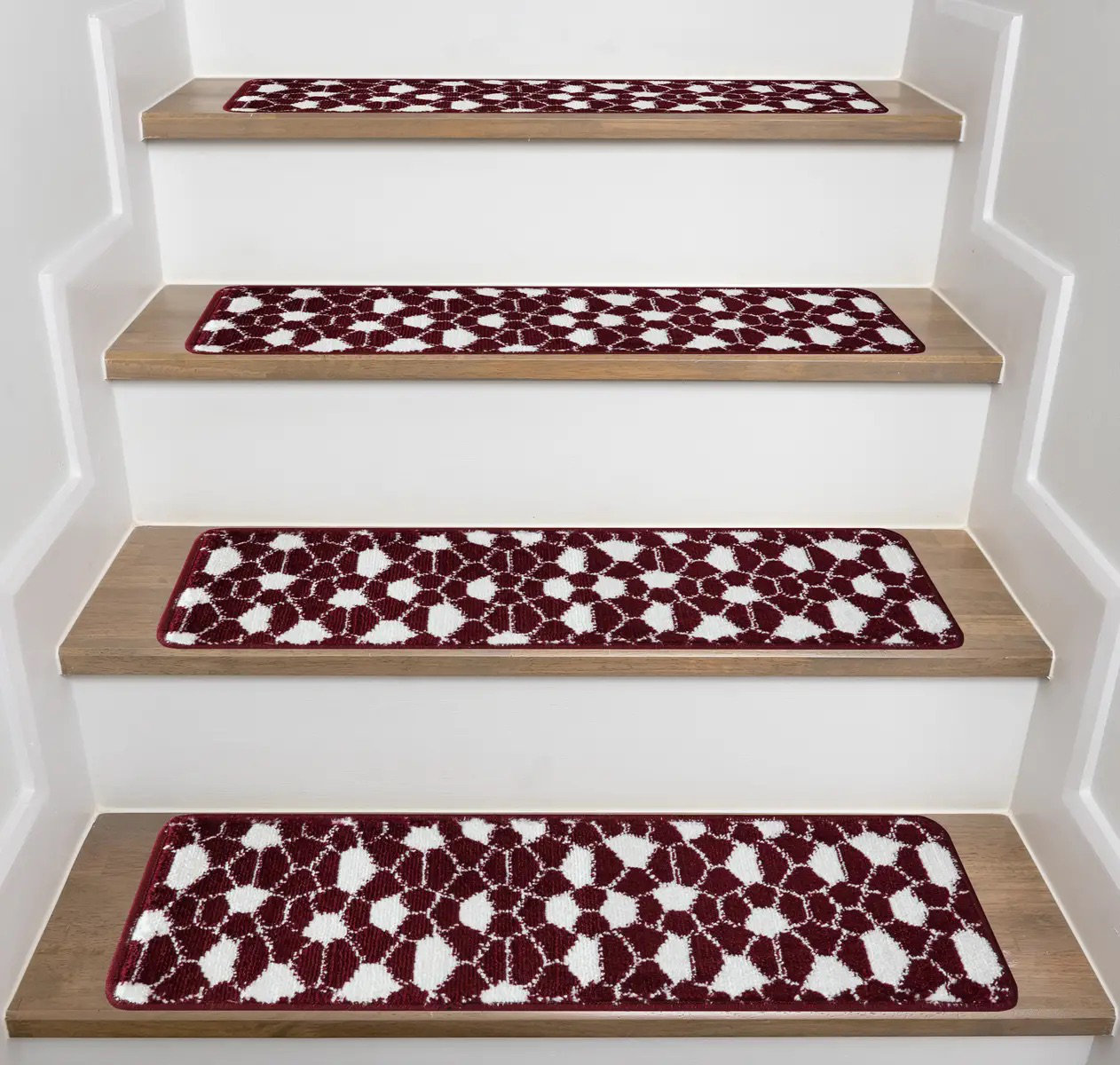 Ivy Bronx Stair Treads 9x28in Non Slip Stair Rugs | Wayfair