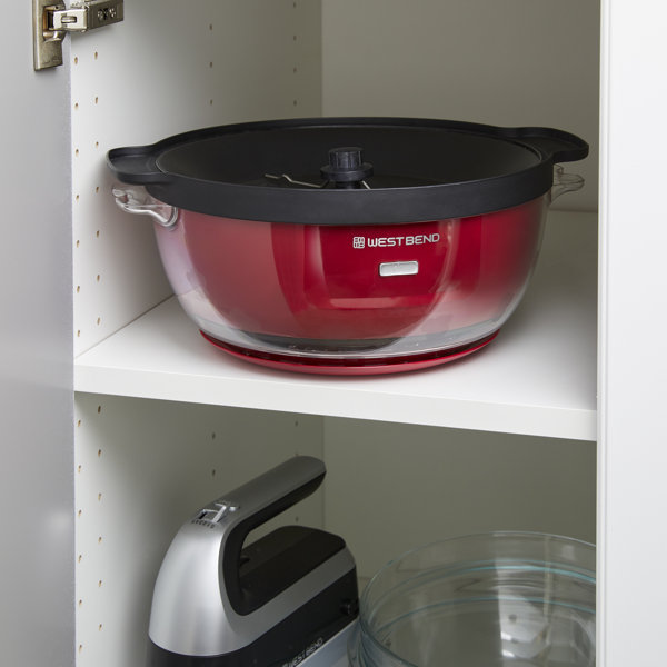 West Bend Stir Crazy 6 Qt. Popcorn Machine, In Red & Reviews - Wayfair ...