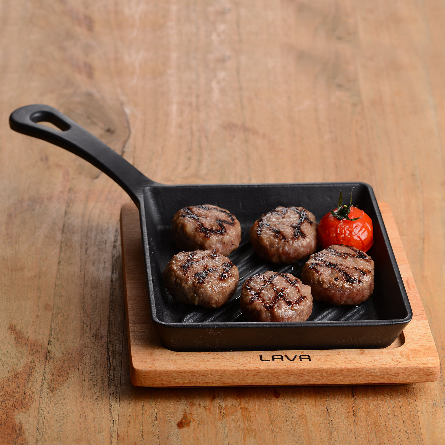 LAVA CAST IRON Lava Enameled Cast Iron Grill Pan 6 inch-Square | Wayfair