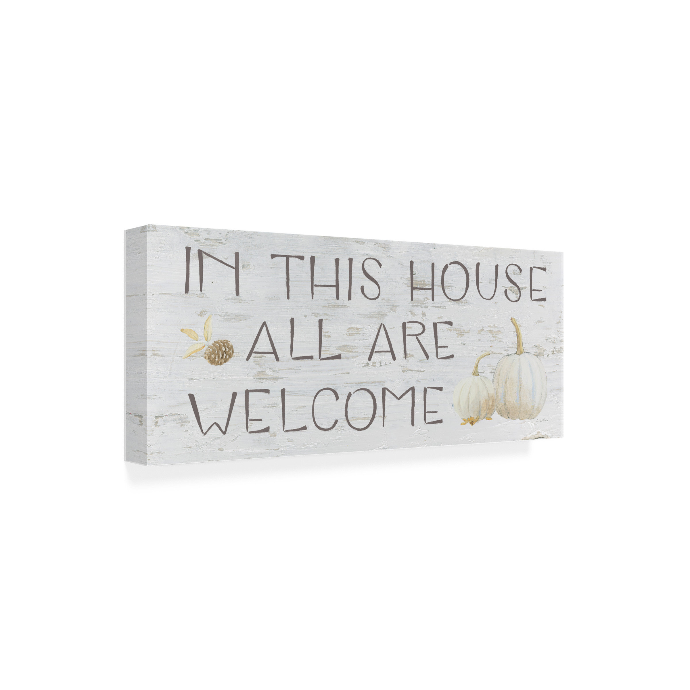 Trinx James Wiens ''Beautiful Bounty Sign I'' Canvas Art - Wayfair Canada