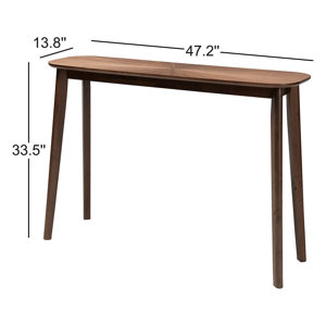 George Oliver Manrique 47.2" Solid Wood Console Table & Reviews ...