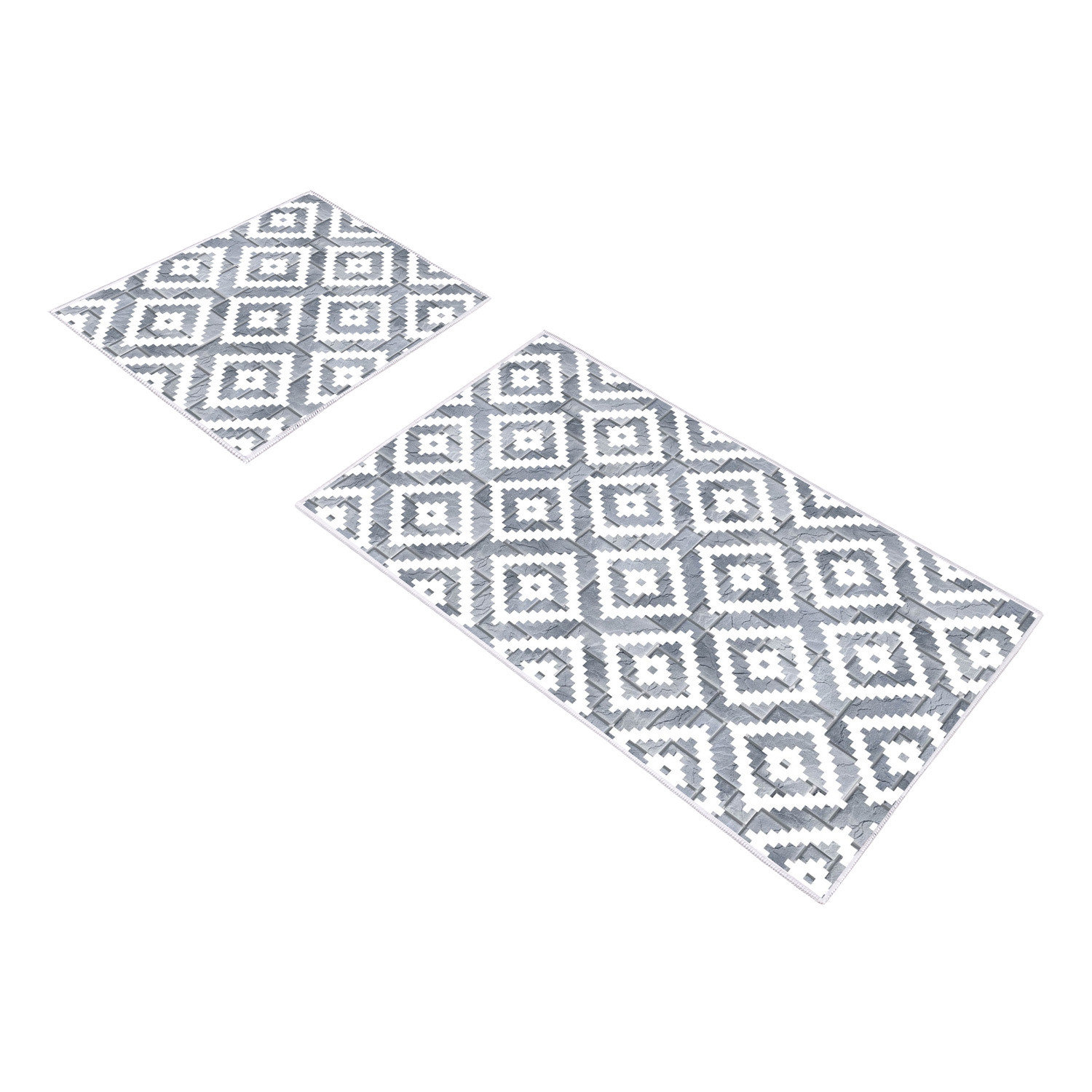 East Urban Home Cherina 2 Piece Bath Mat Set | Wayfair