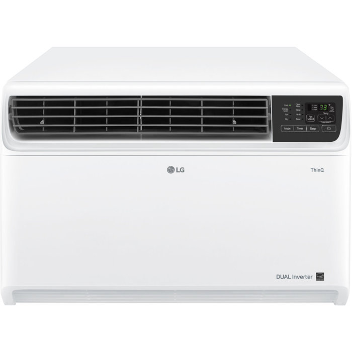 LG 18,000 BTU 230V Dual Inverter Window Air Conditioner with Wi-Fi ...