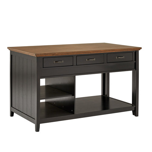 Kingstown Home Spadina Wood Kitchen Island & Reviews | Wayfair