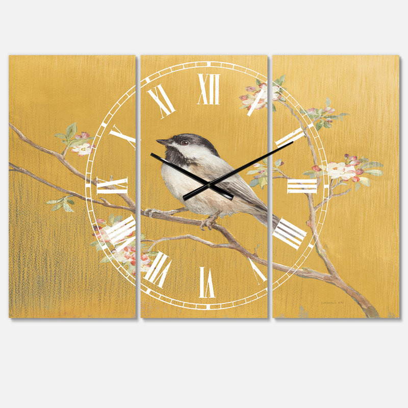 The Twillery Co.® Swigart Oversized Farmhouse Bird on Blossoms IV ...