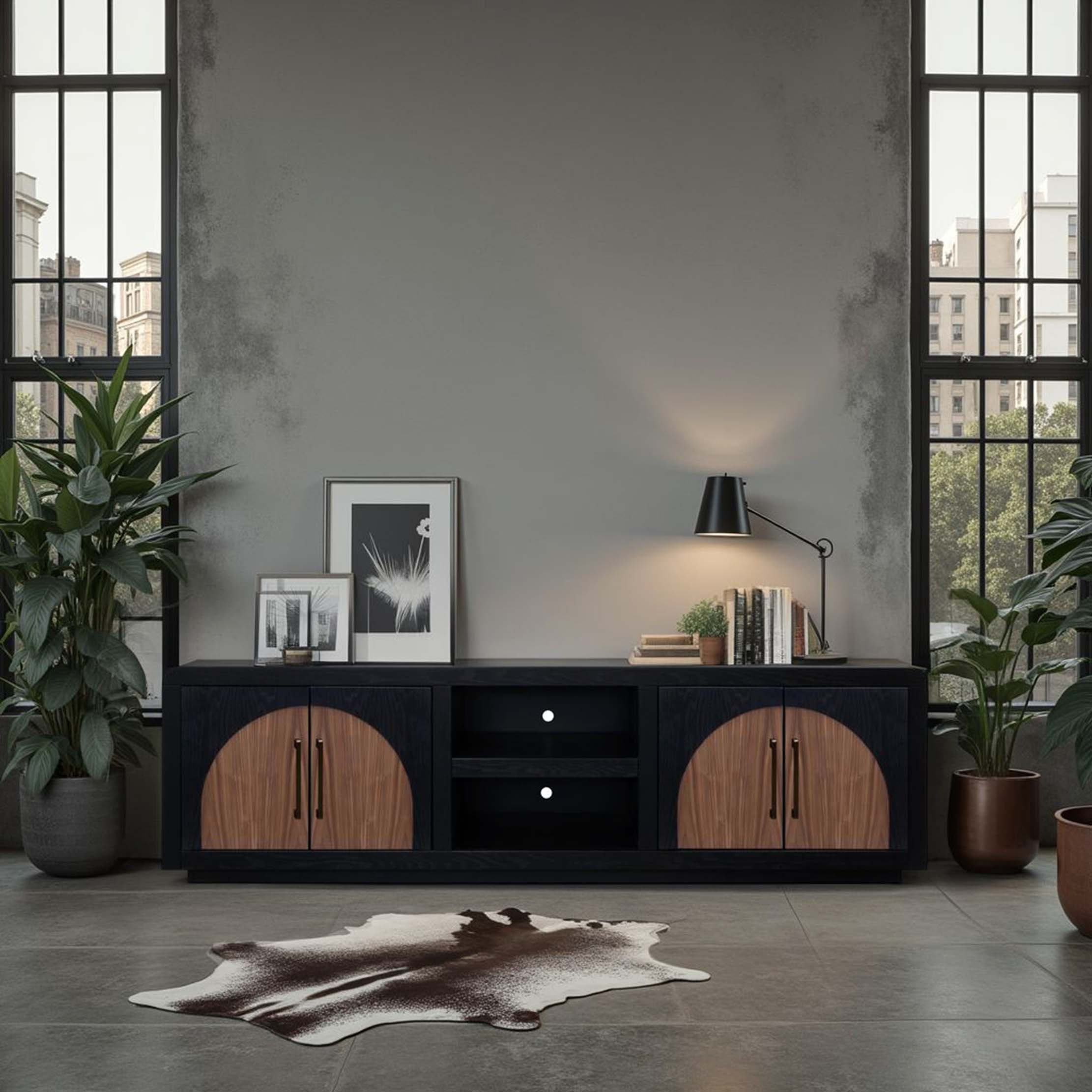 Latitude Run® Eclipse TV Stand Console, Dungate Assembly Required ...