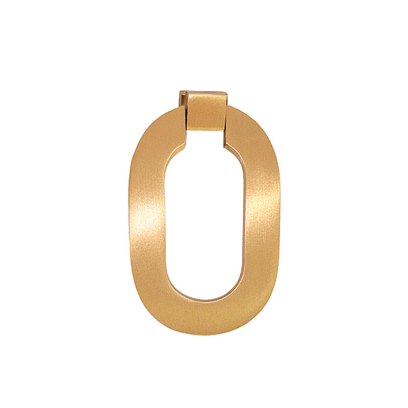 Worlds Away Oval Ring Hardware in Satin Brass | Wayfair