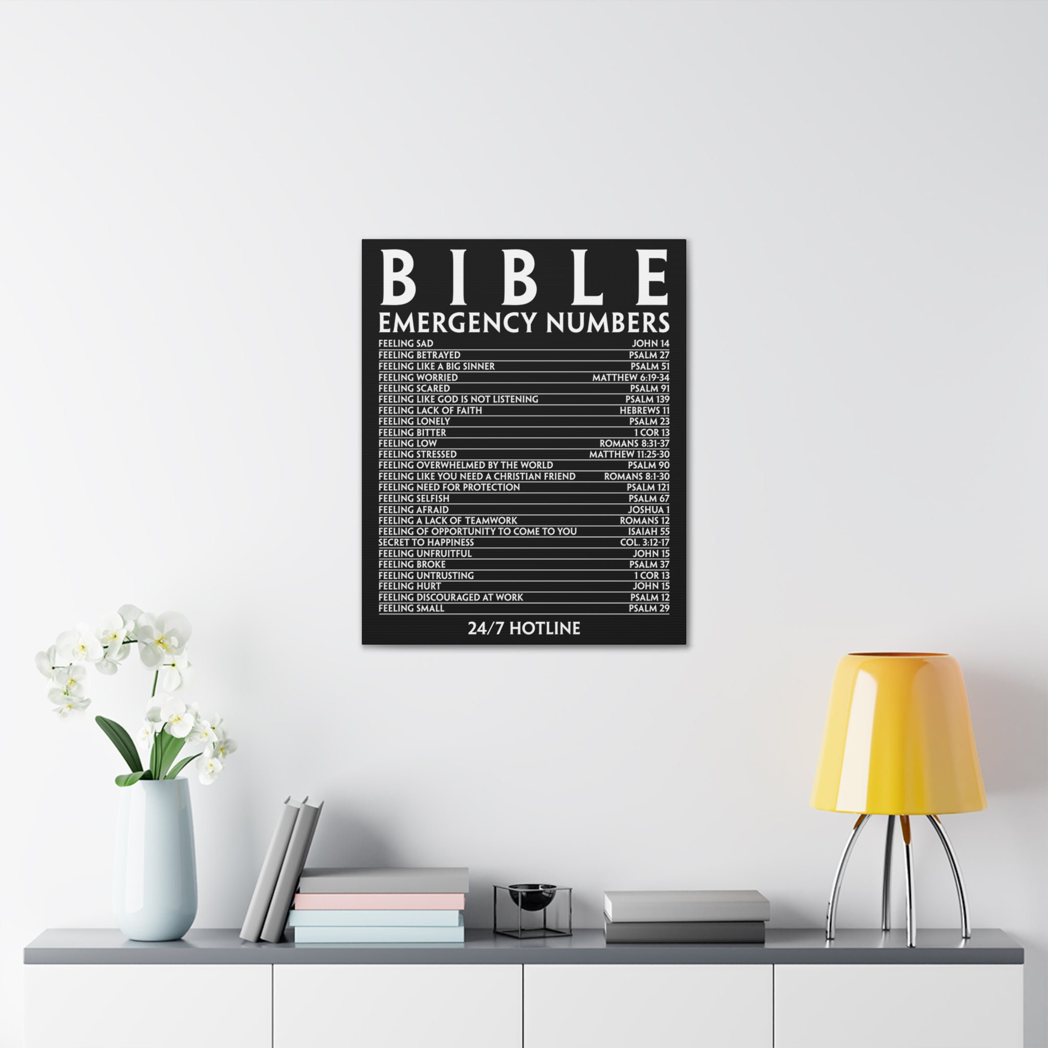 Trinx Scripture Walls Bible Emergency Hotline Numbers Bible Verse ...