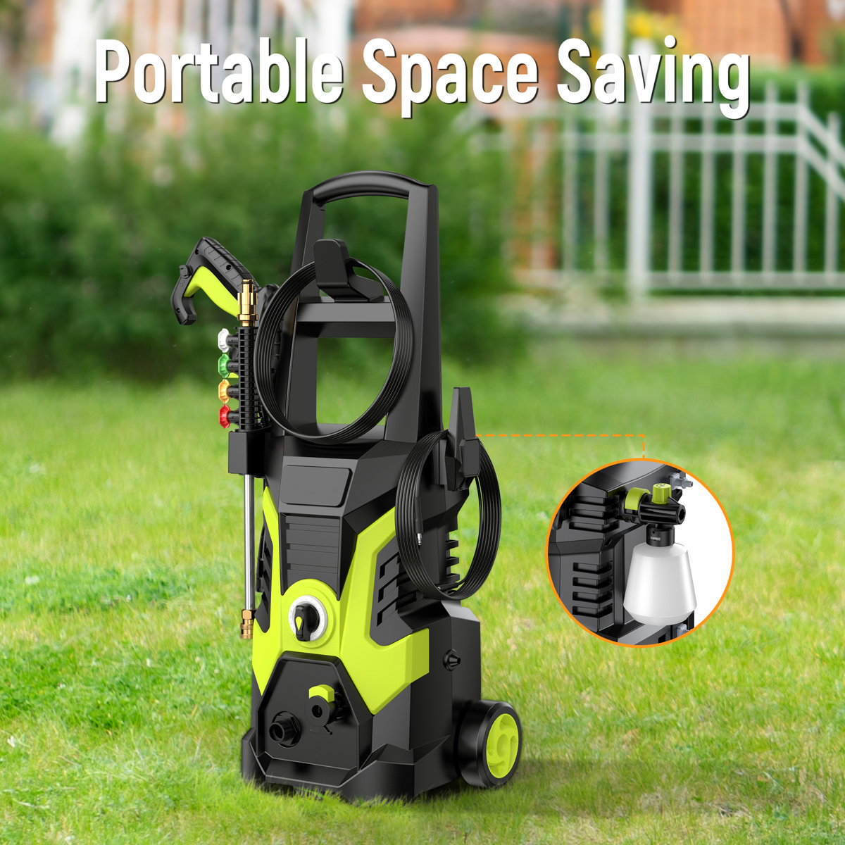 ANGGREK Plug-in Electric Pressure Washer, Maintenance Machine Power ...