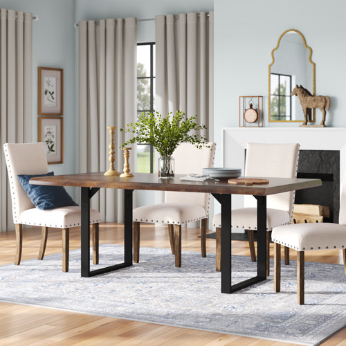 Three Posts™ Northam Metal Base Dining Table & Reviews | Wayfair