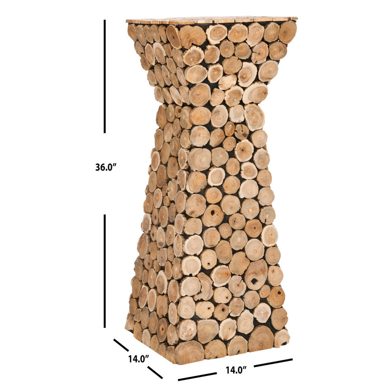Union Rustic Hopper Square Pedestal Plant Stand & Reviews | Wayfair