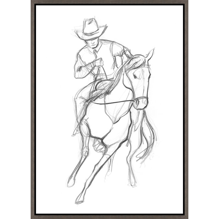 Chelsea Art Studio Richard Ryder Western Dust I Framed On Canvas by ...