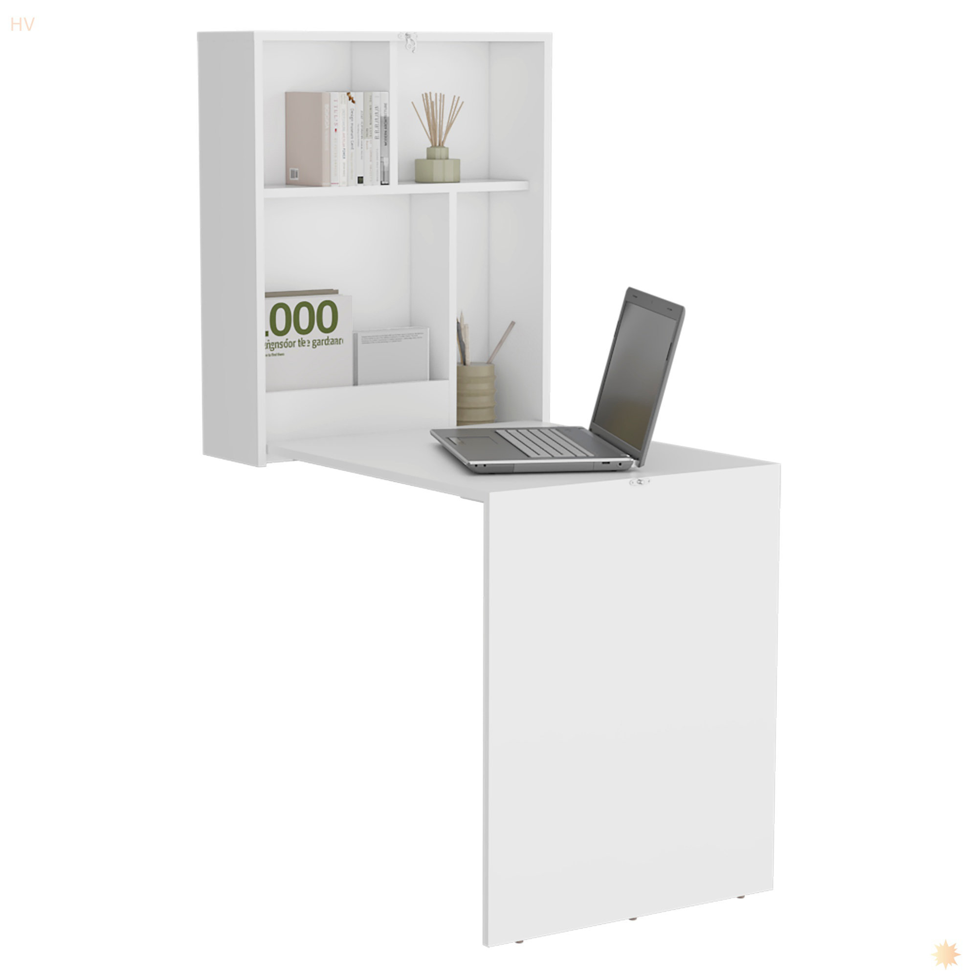 Ebern Designs Table pliante Kaplar de 33 po de largeur x 23 po de ...