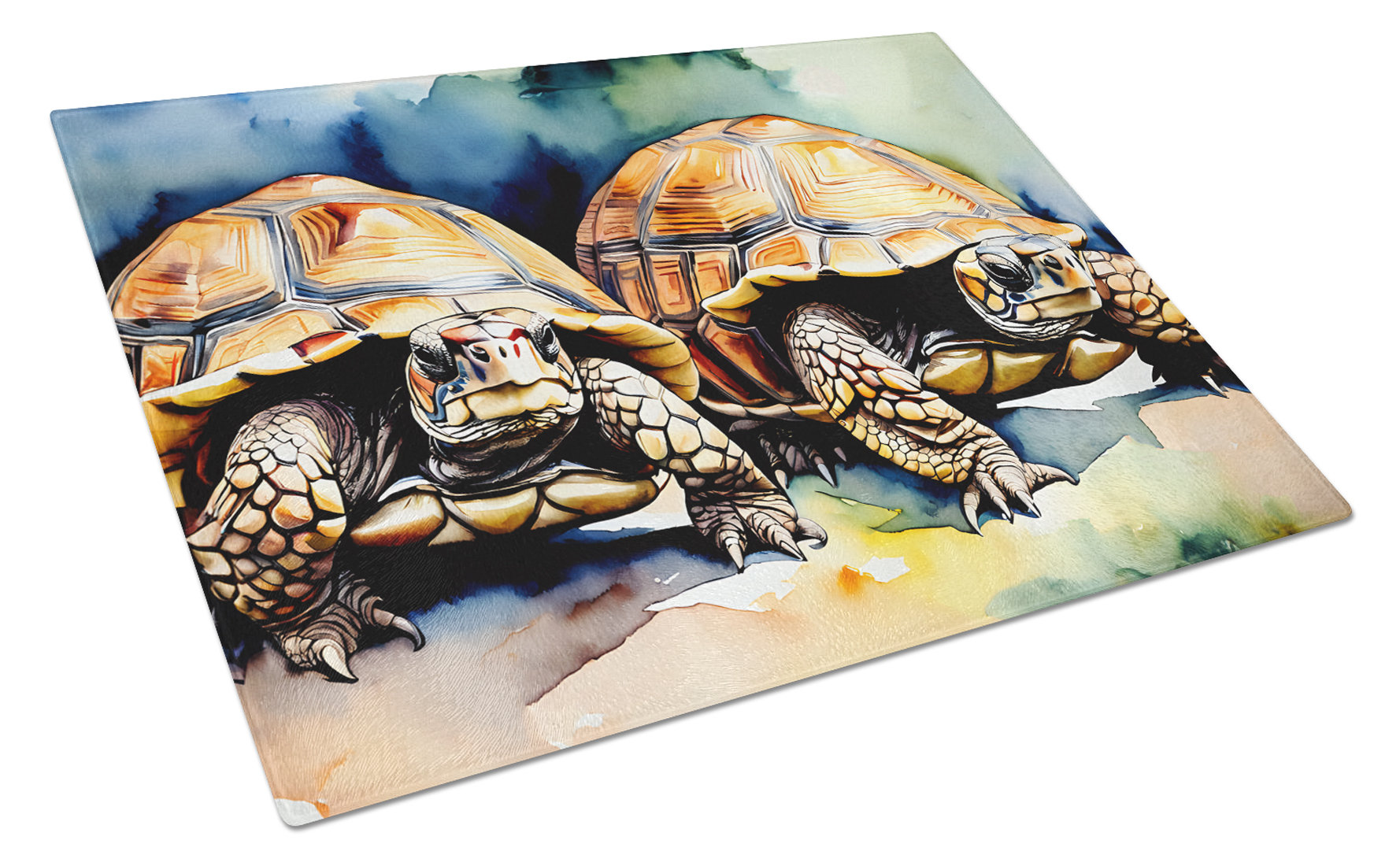 Caroline's Treasures Turtles Tortoises Glass Cutting Board Large | Wayfair