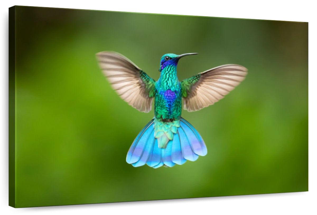 Ebern Designs Brampt Flying Violetear Hummingbird | Wayfair