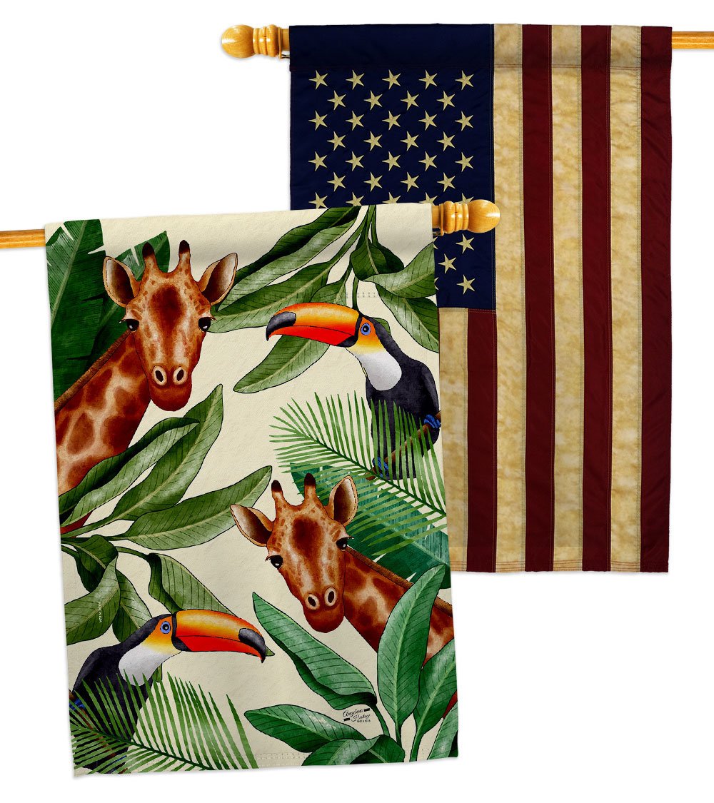 Angeleno Heritage 2-Sided Polyester 40 x 28 in. House Flag | Wayfair