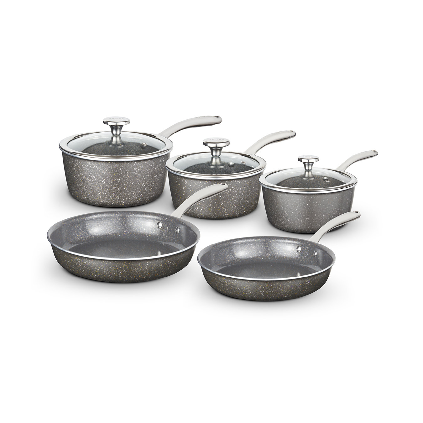 Tower T900209 Cerastone Pro 5 Piece Cookware Set with Non-Stick Coating ...