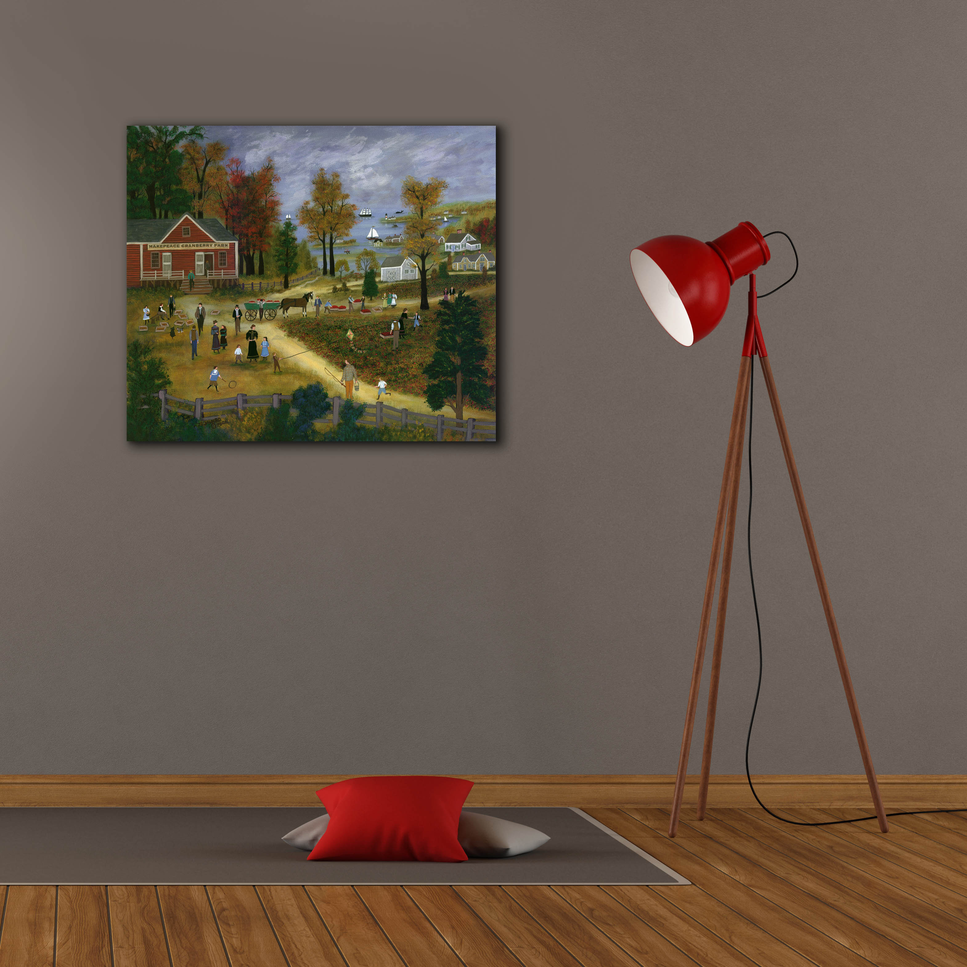 Breakwater Bay 'Makepeace Cranberry Farm' by JL Munro Canvas Wall Art ...