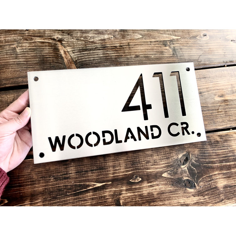 Modern Rustic Metal Art Rectangle Reflective Wall Plaque - Wayfair Canada